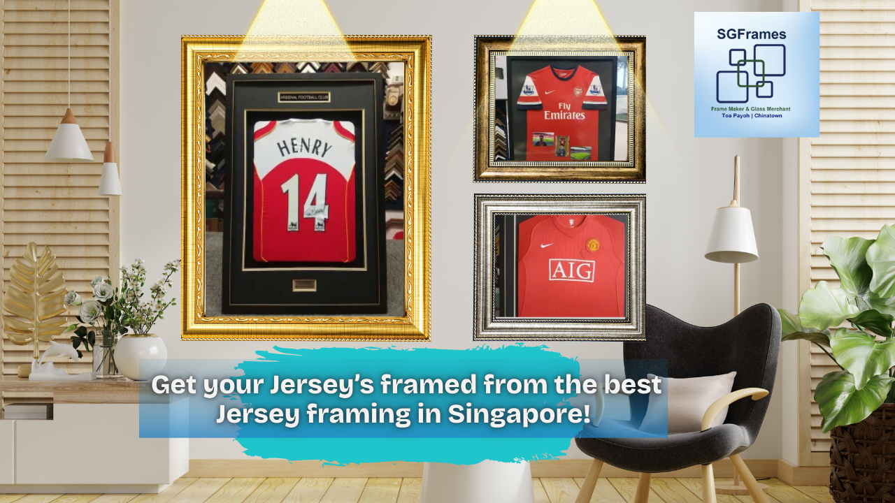 Best Jersey Framing in Singapore | Custom Sports Frames