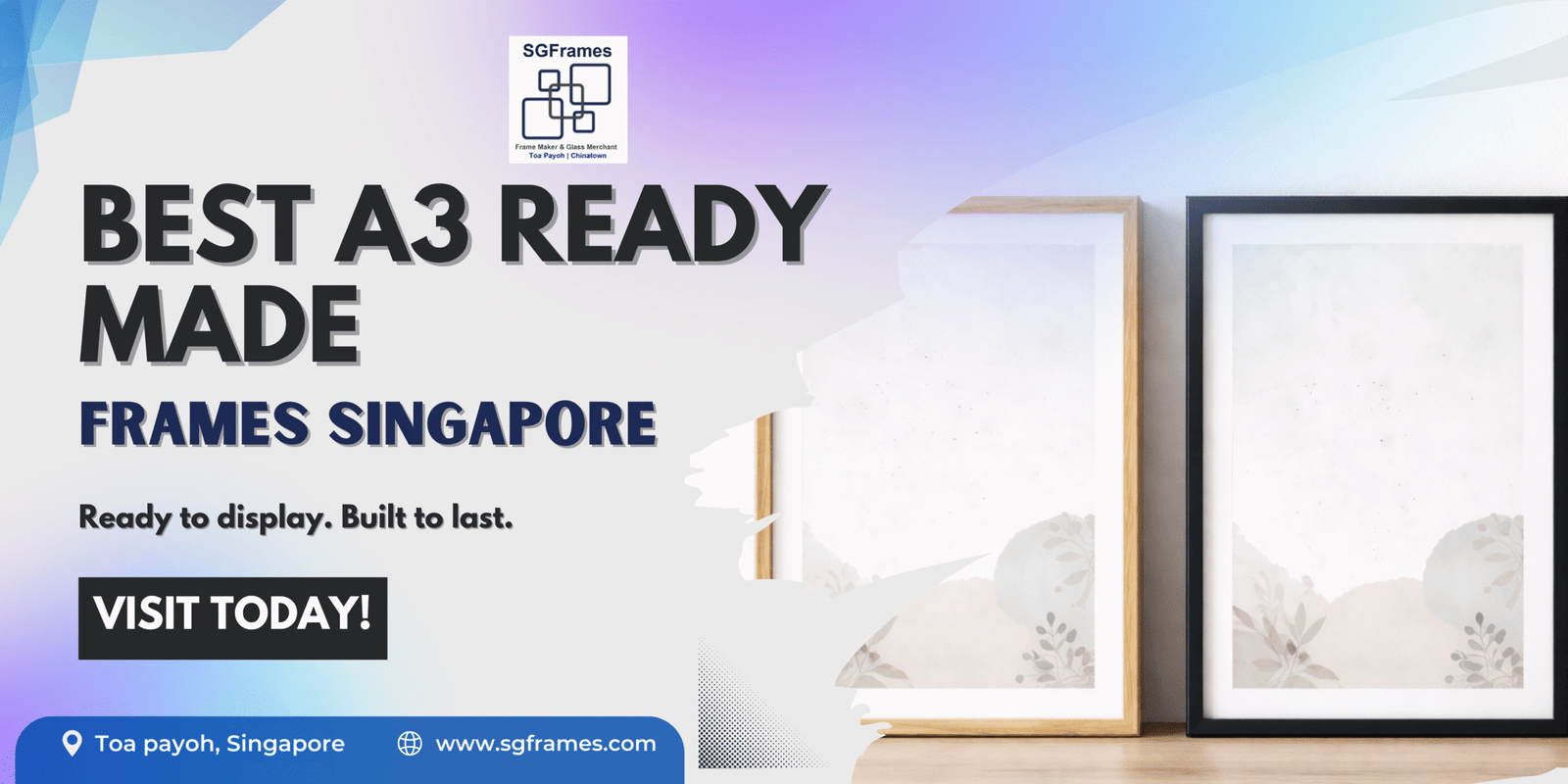 Best A3 Ready Made Frames Singapore | Premium Quality Frames